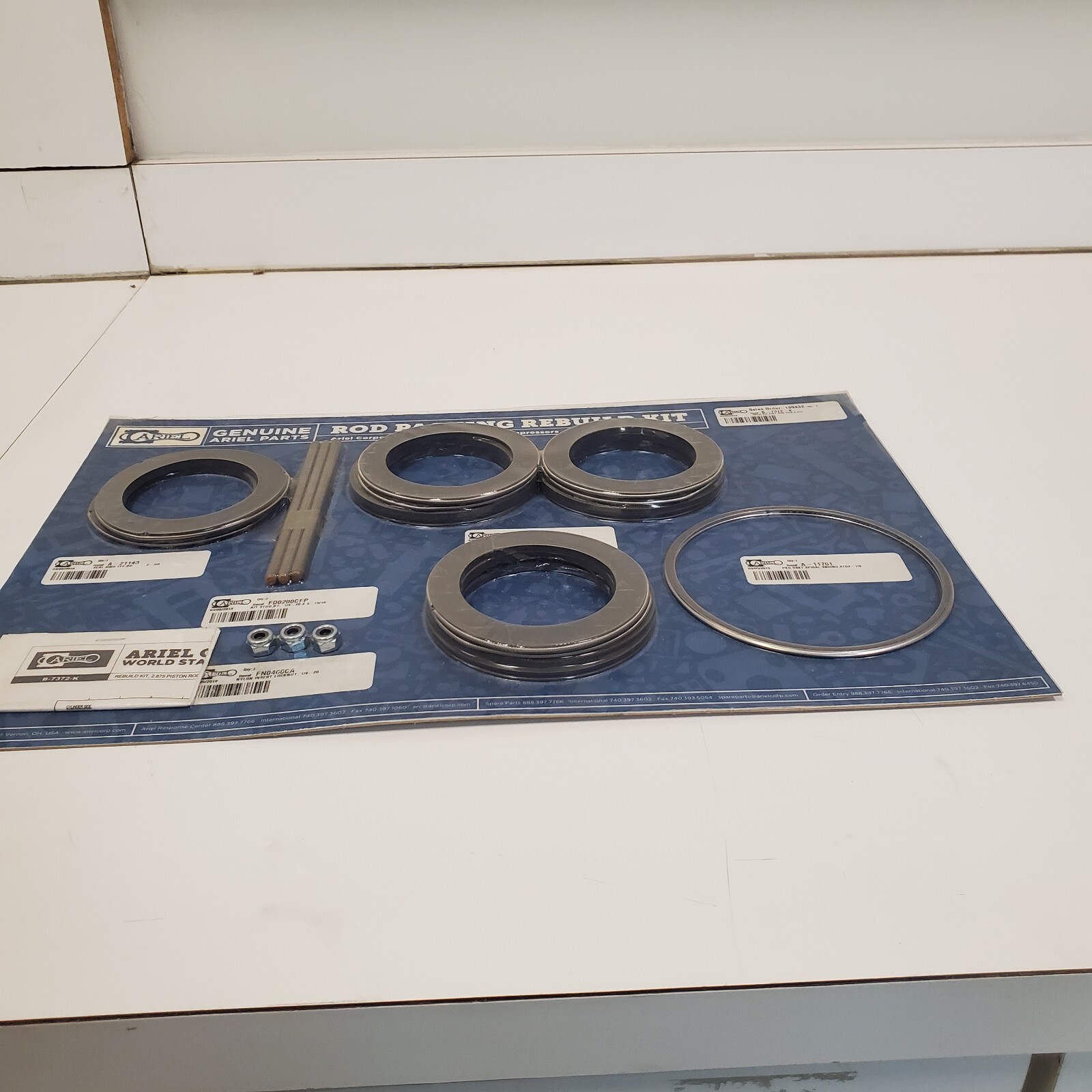 Ariel B-7372-K Rebuild Kit 2.875 Piston Rod Packing | eBay