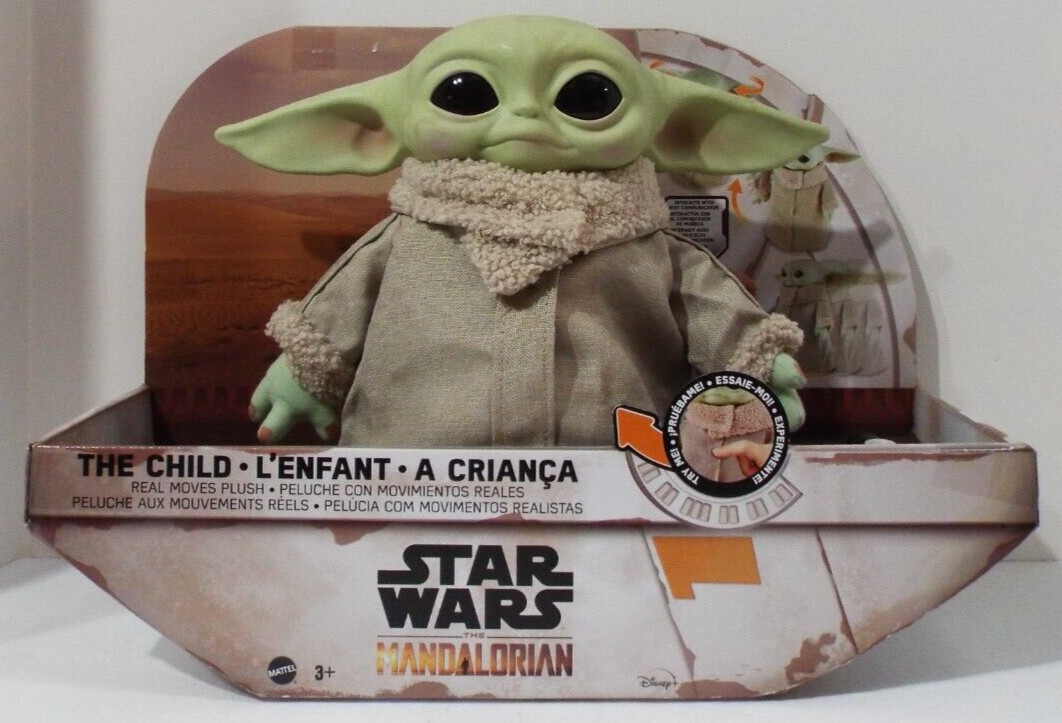 Baby Yoda Grogu The Child Animatronic Plush Star Wars Mandalorian ...