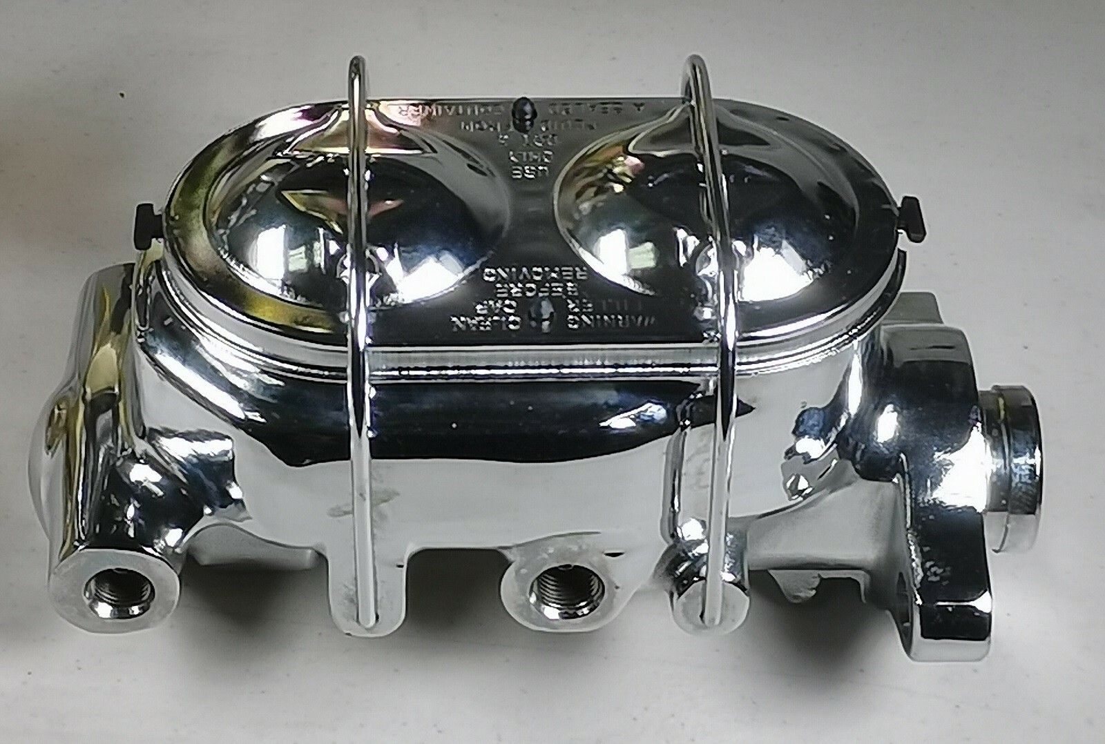 New Universal Chrome Master Cylinder 1" Bore, Disc Drum Proportioning ...