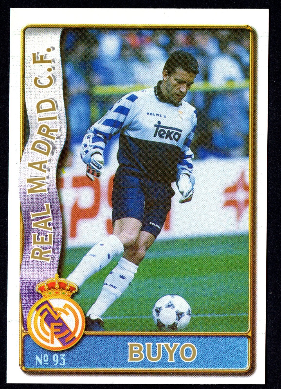 BUYO #93 REAL MADRID 1996/97 CROMO MUNDICROMO LA LIGA 96/97 | eBay