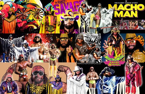 "MACHO MAN" RANDY SAVAGE (WWF) Collage Poster | eBay