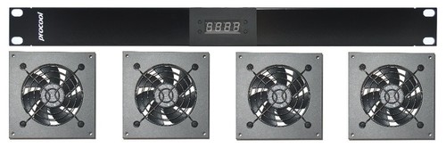 PROCOOL AVX-480T-1U Silent AV cabinet cooling fan system / 1U Rack ...