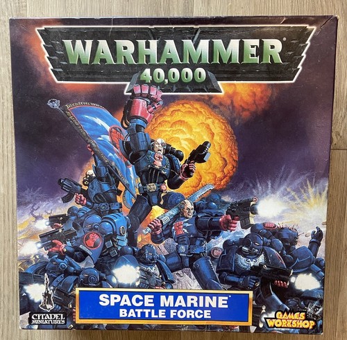 Vintage Warhammer 40,000 40k Space Marine Battle Force Rogue trader ...