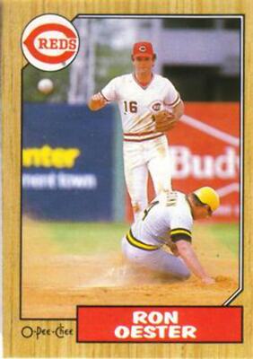 #172 Ron Oester - Cincinnati Reds - 1987 O-Pee-Chee Baseball | eBay