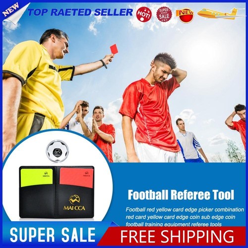 Soccer Referee Cards Football Outdoor Sports Red Yellow Card Training ...