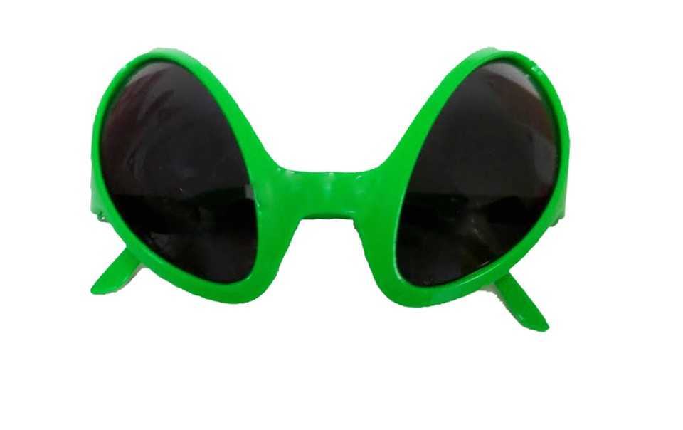 Alien Green Dark Lens Glasses Novelty Costume Accessory | eBay