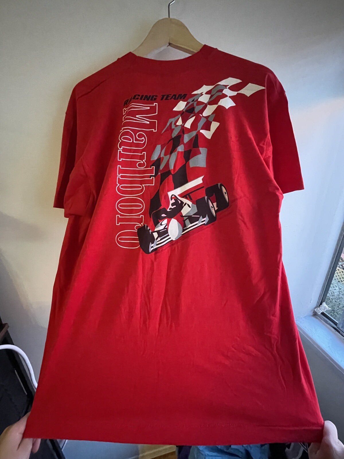 Vintage 90's Marlboro Formula 1 Racing Team Shirt XL … - Gem