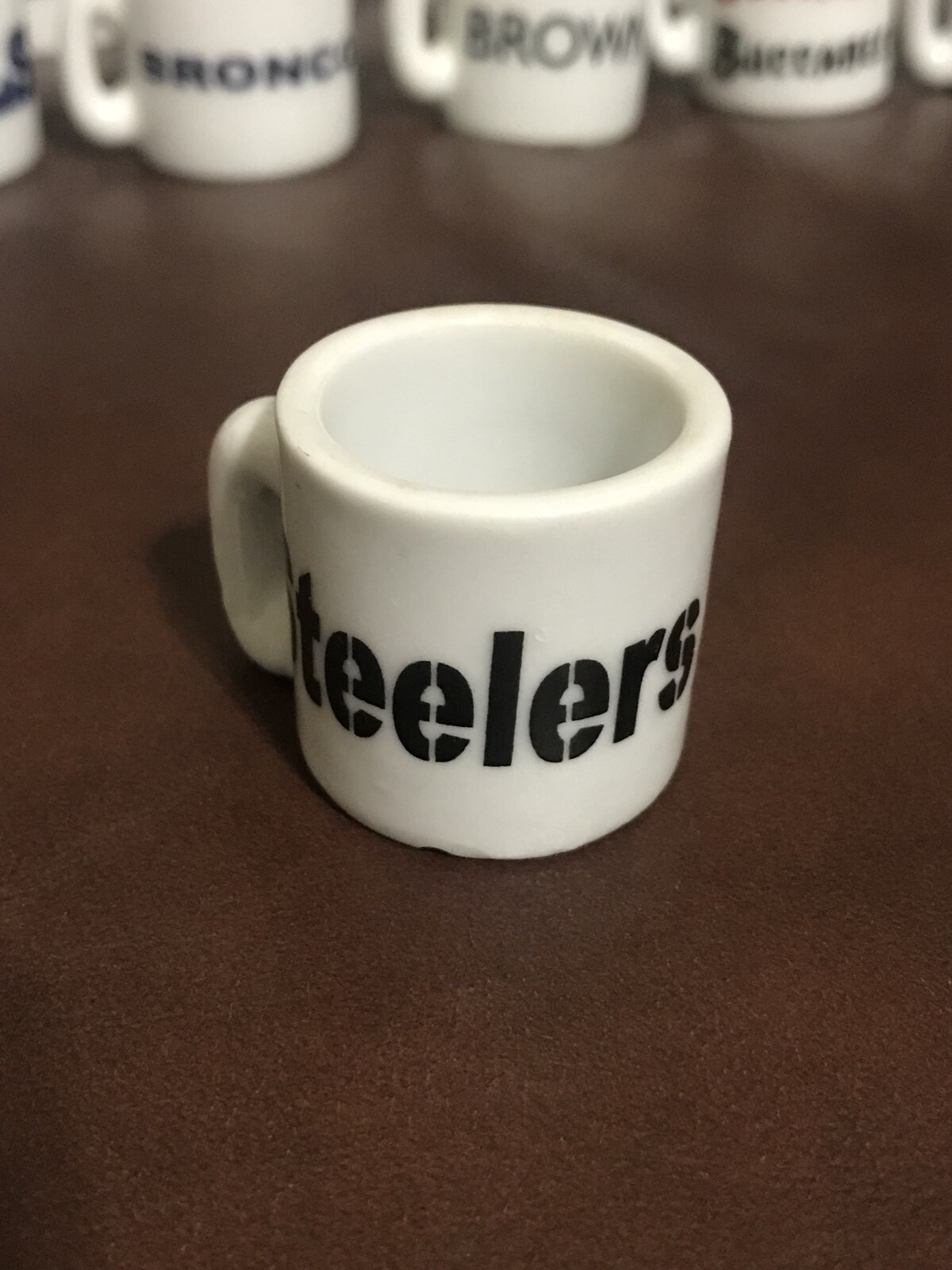 NFL Football Teams Mini Ceramic Coffee Mugs Helmet Team Logo Lot All 30 ...