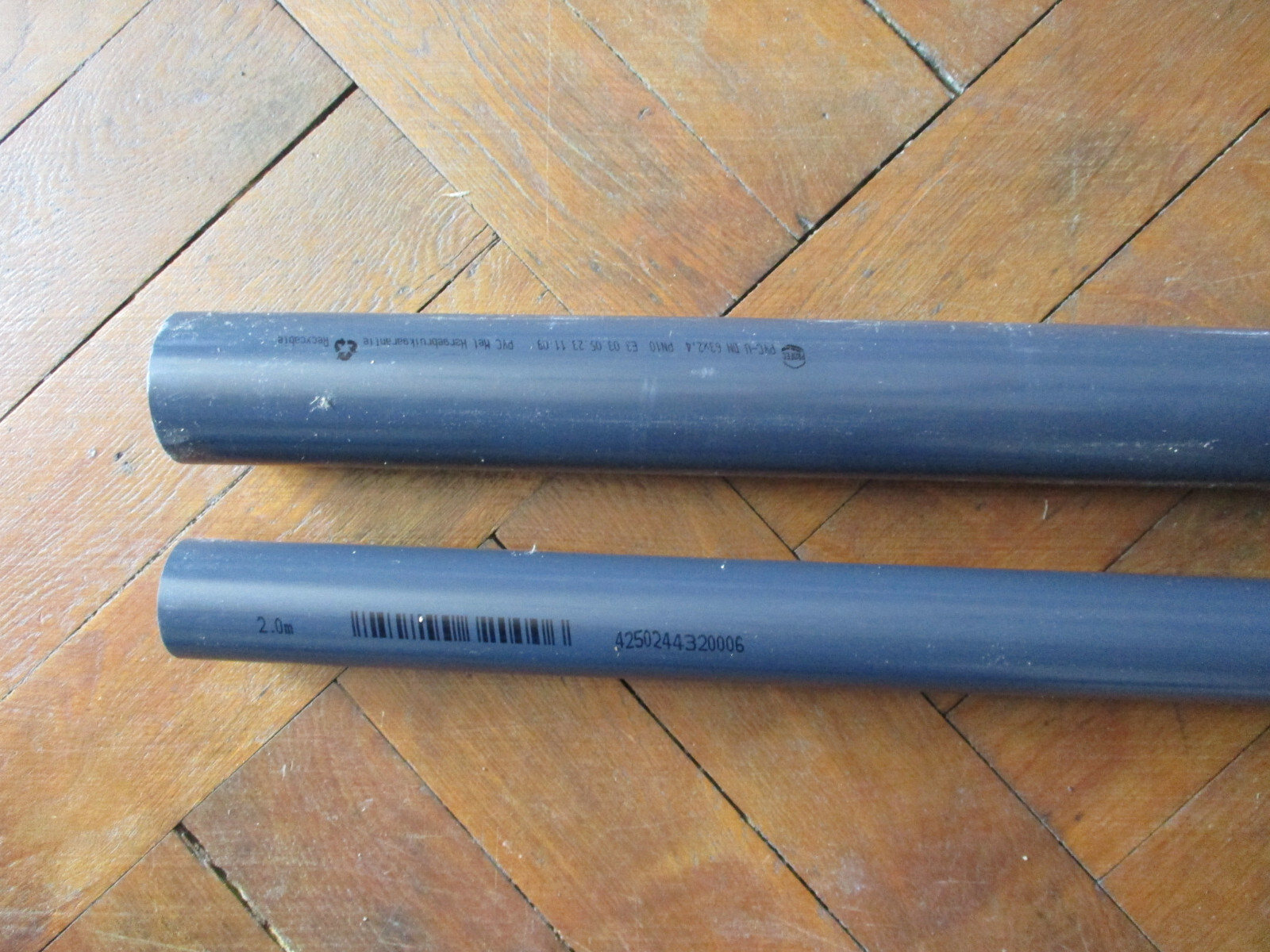 PVC-U Rohr Druckrohr DN 40 50 mm DN 63 Pool 1,0 und 2,0 m 1000 2000 ...
