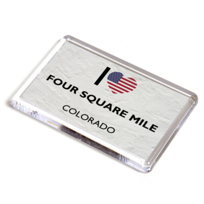 FRIDGE MAGNET - I Love Four Square Mile, Colorado - USA | eBay UK