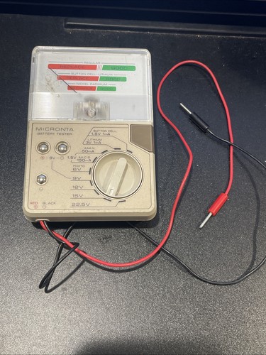 Vintage Micronta Radio Shack Tandy Battery Tester 22-032A | eBay