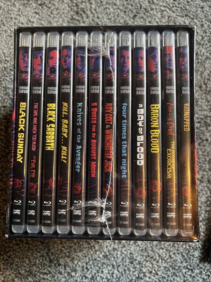 The Mario Bava Blu-ray Collection Limited Deluxe Edition BRAND NEW with ...