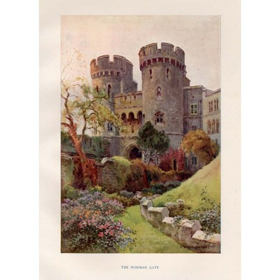 WINDSOR CASTLE The Norman Gate by Ernest Haslehust - Antique Print 1920 ...