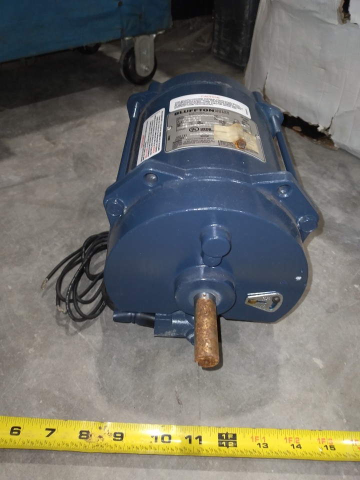 Bluffton Motor Works 1121007417 | 1/2 HP Explosion Proof Motor 115/230V ...