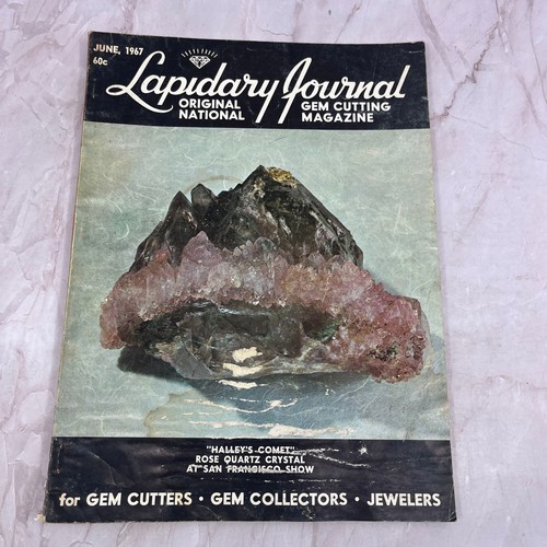 Halley's Comet Rose Quartz Crystal San Francisco - Lapidary Journal Jun ...