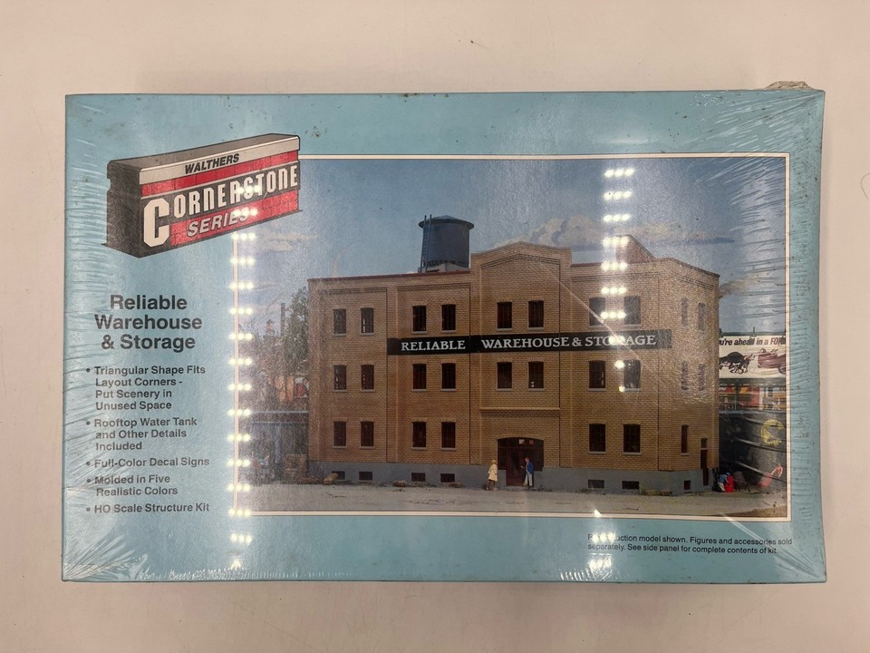 HO Walthers Cornerstone 938-3014 Reliable Warehouse & Storage Structure ...