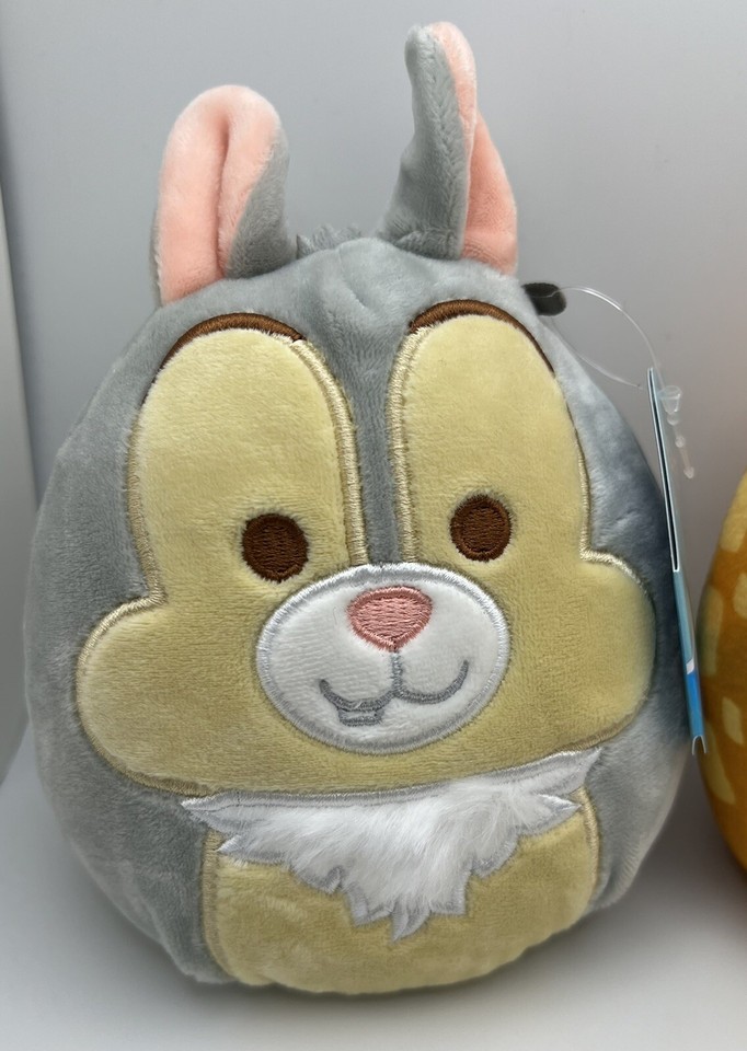 NEW Squishmallows Disney Bambi Thumper 5” Plush Kellytoy Toy Deer Bunny ...