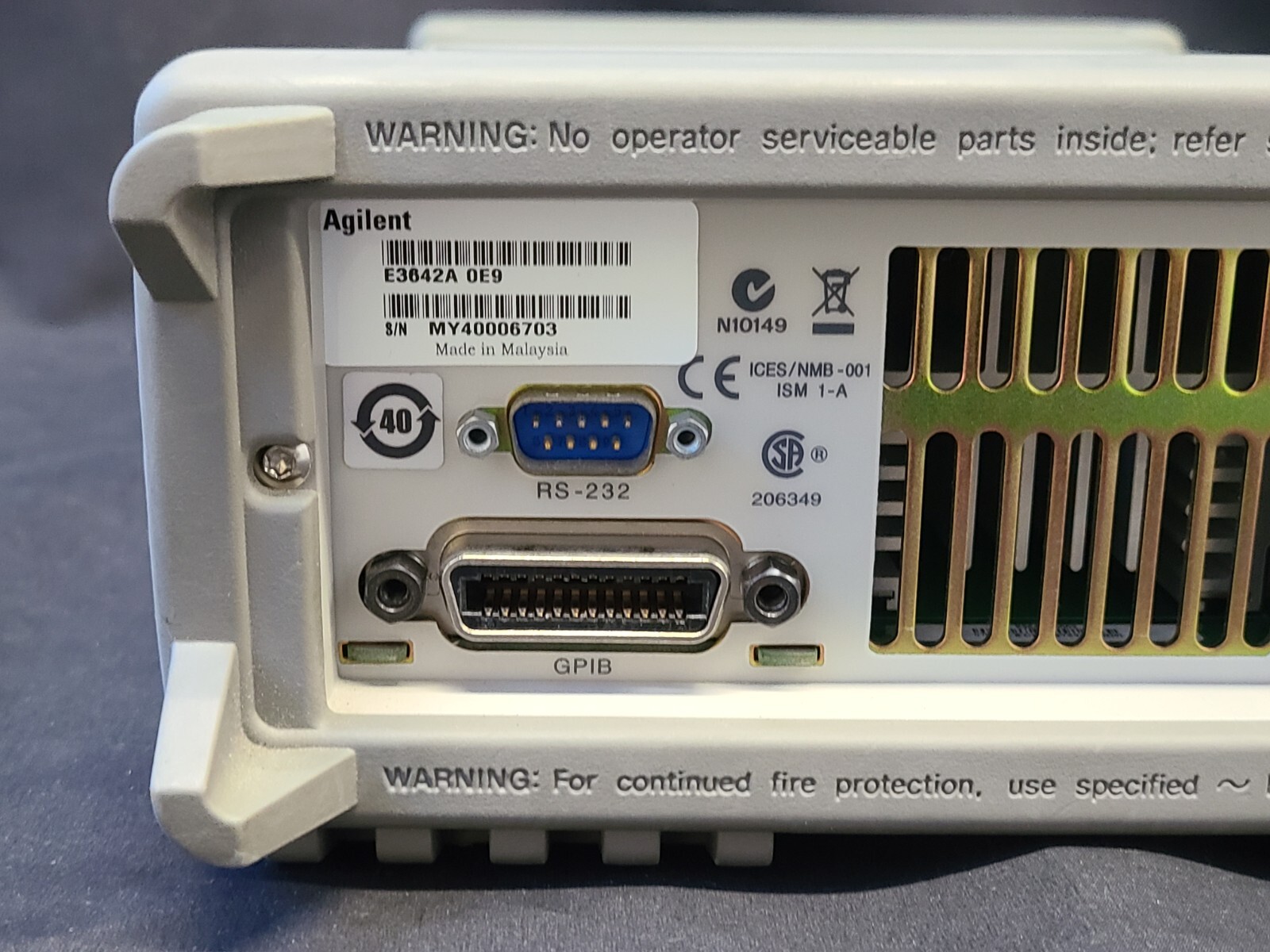 Agilent/Keysight E3642A DC Power Supply [6703] | eBay