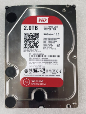 Lot 10 of WD 2TB Sata HDD WD20EFRX 5400 RPM - S3701C | eBay