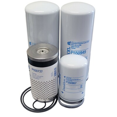 Donaldson Filter Kit P550737(Fuel)- P555686(Fuel)- P550949(Oil ...