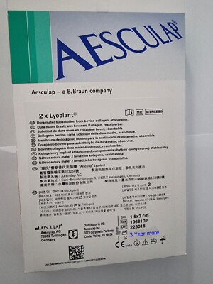 2pcs/box Lyoplant Pure Collagen Implant 15mm*30mm Neurosurgery Dura ...