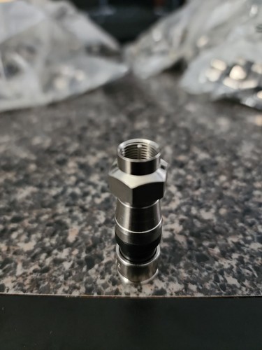 Rg7 /RG 11 F Type Compression Connectors 25ct.- COMPATIBLE Fittings | eBay