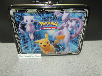 POKEMON TRADING CARD GAME TIN LUNCH BOX WITH CHIPS AND STICKERS ...