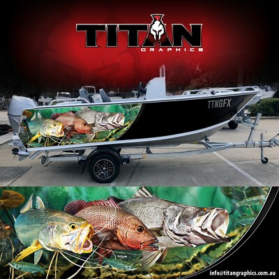 Boat Wrap - Threadfin, Barramundi, Mangrove Jack - Half Wrap 660mm x ...
