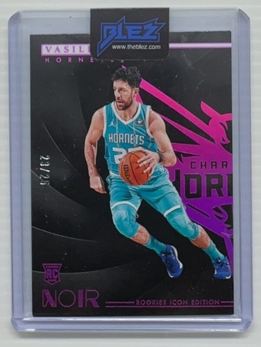 2023-24 Panini Noir Vasilije Micic Rookie Icon Edition Holo Red #23/25 ...