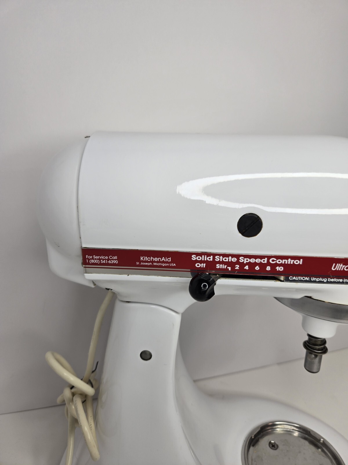 White KitchenAid KSM90 300W Ultra Power Stand Mixer for sale online | eBay