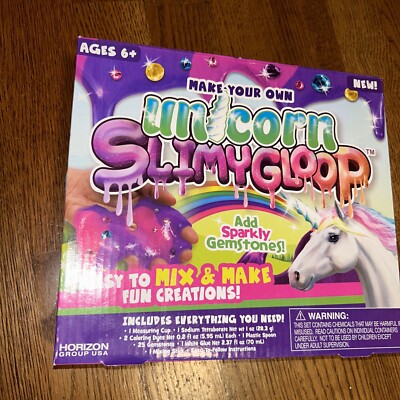 Horizon Group Make Your Own Unicorn Fizzy Gloop Slime Craft Kit ...