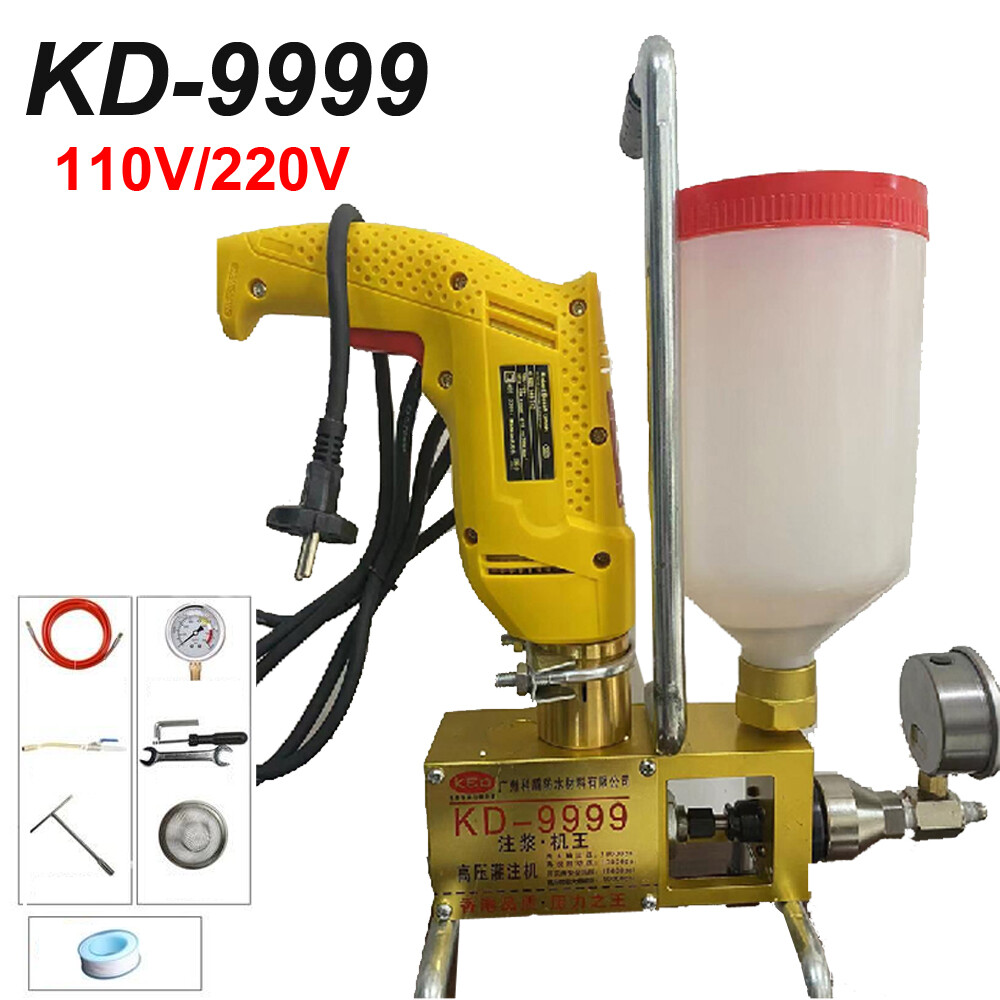 1100W High Pressure Grouting Machine Epoxy Injection Pump Leak Stoppage ...