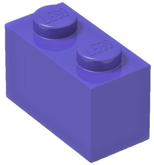 ☀️100x NEW LEGO 1x2 DARK PURPLE Bricks (ID 3004) BULK PIECES Parts City ...