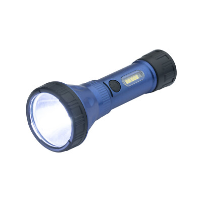 Click LED Rechargeable Torch With COB Body Light Camping Hiking Torches ...