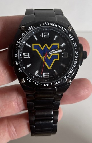 West Virginia University Mountaineers Watch NCAA Game Time Black Watch ...
