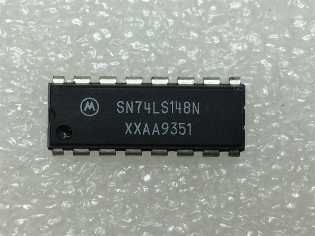 SN74LS148N Motorola Priority Encoder TTL IC 74148 - NOS for sale online ...