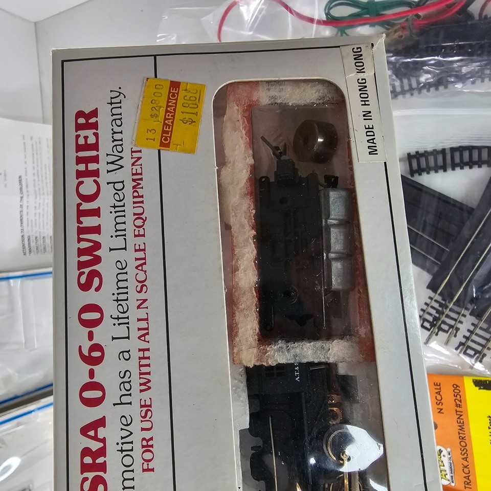 AS IS Atlas N Scale Model Train Track Switch & Remote Control ...