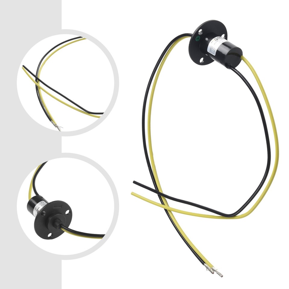 Conductive Slip Ring 2-wire 30A Collector Ring Compact Generator Slip ...