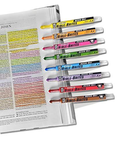 Accu-Dry Bible-Brites | No Bleed | No Smearing or Fading | Archival ...