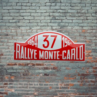 Plaque émaillée RALLYE MONTE-CARLO enamel sign emailschild | eBay