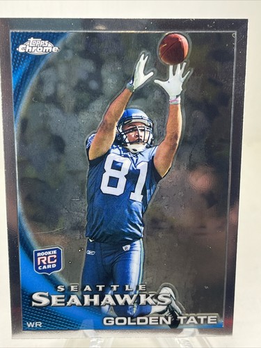 2010 Topps Chrome #C11 GOLDEN TATE RC Rookie Seattle Seahawks Football ...