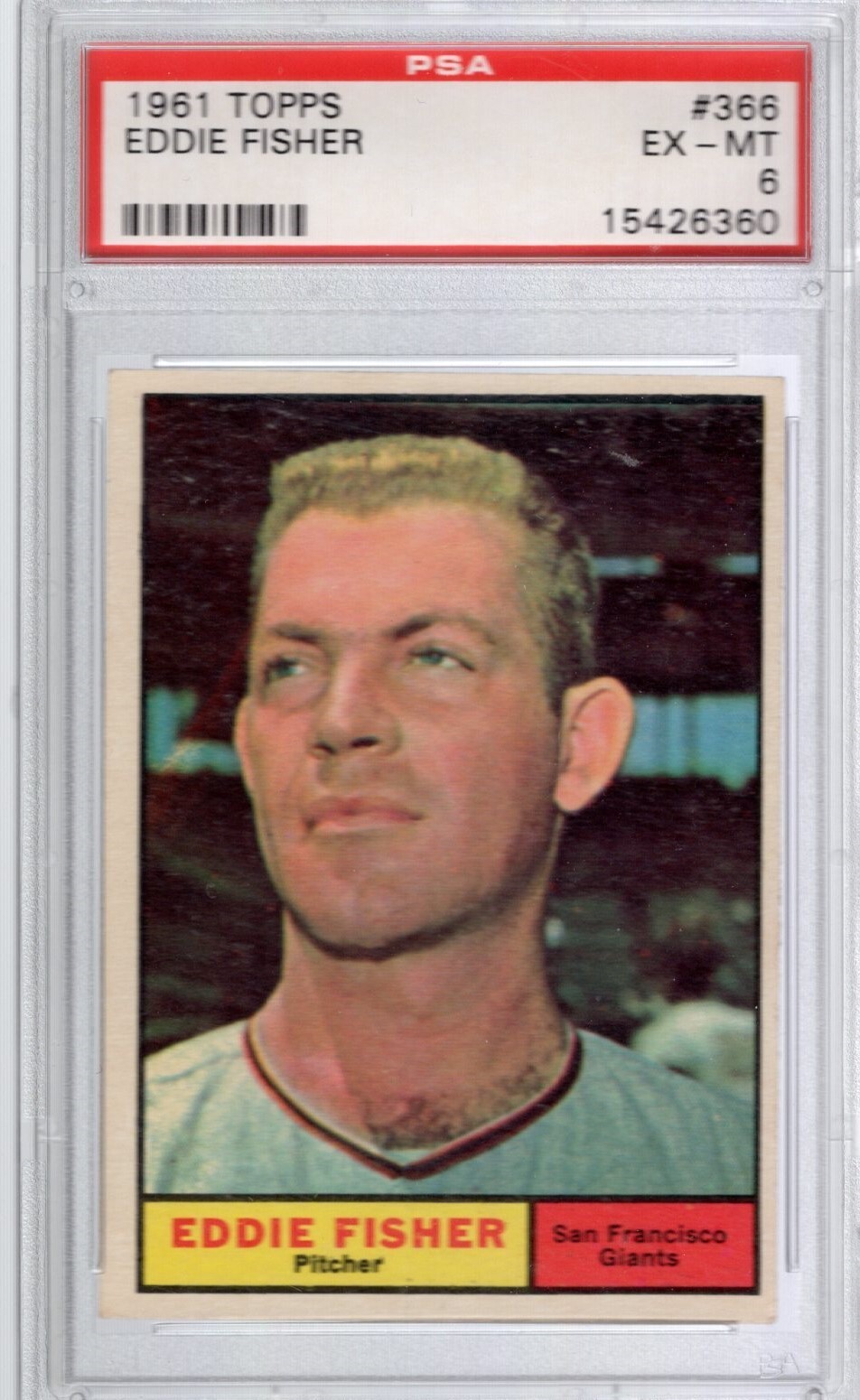 1961 Topps - Eddie Fisher #366 for sale online | eBay