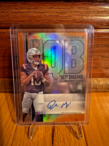 2025 Topps Signature Class Drake Maye RC Chrome Variation ON CARD ...