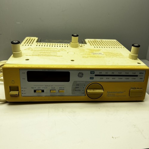 GE Spacemaker Under Cabinet Clock Radio AM/FM 7-4232A Vintage TESTED | eBay