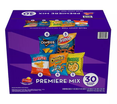 Frito-Lay Premiere Mix Variety Pack Chips (30 pk.) | eBay