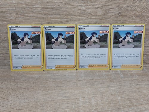 4x Bruno 121/163 Battle Styles SWSH Pokemon TCG Trainer Playset | eBay