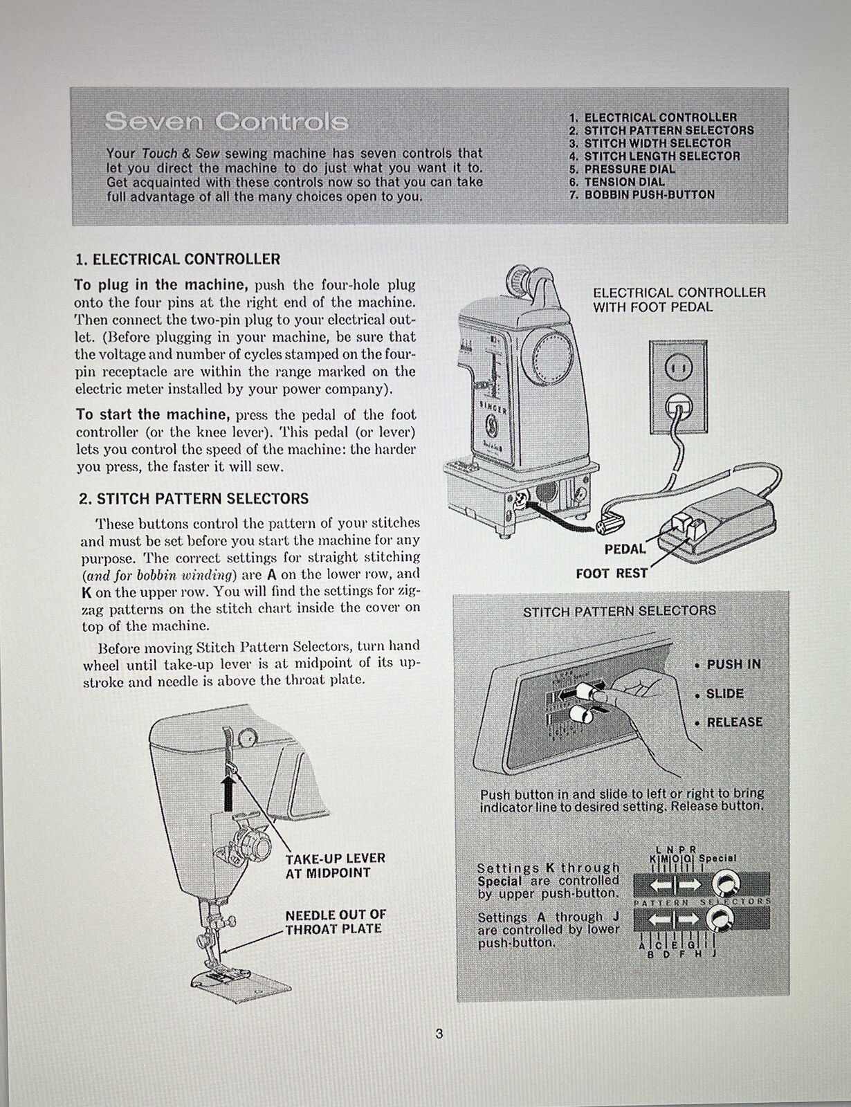 Large Deluxe-Edition Instructions Manual Singer 600E Sewing Machine | eBay