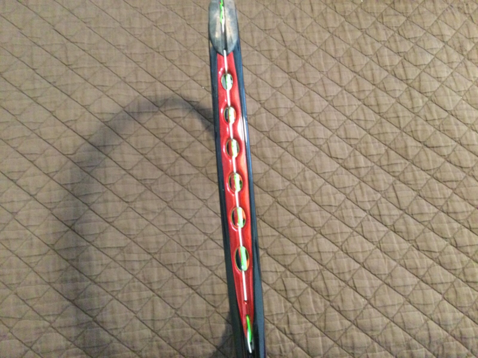 Prince 03 Red Tennis Racquet 4 1/2 Grip Poly Strings (Solinco and ...