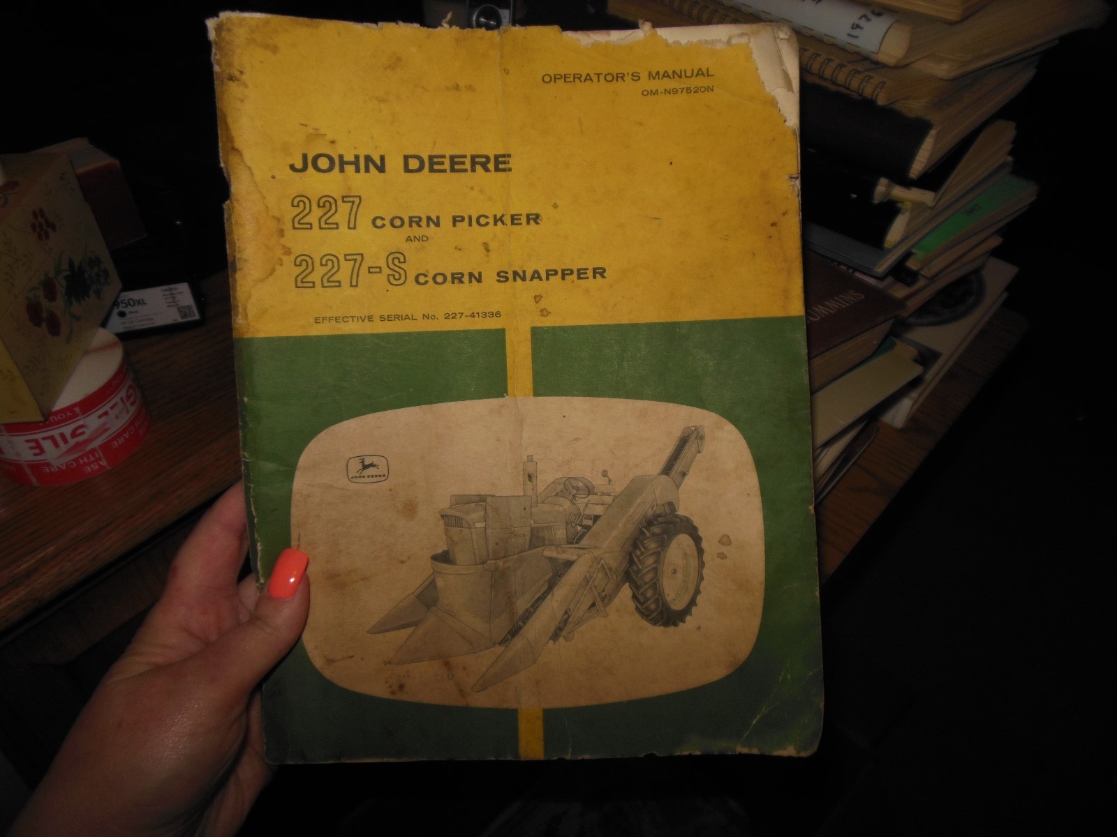 Operators Manual John Deere 227 Corn Picker 227-S Corn Snapper | eBay
