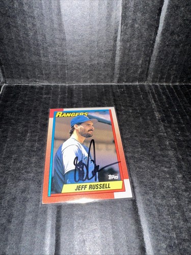 Jeff Russell #80 1990 Topps Autograph Card AUTO AU signed | eBay